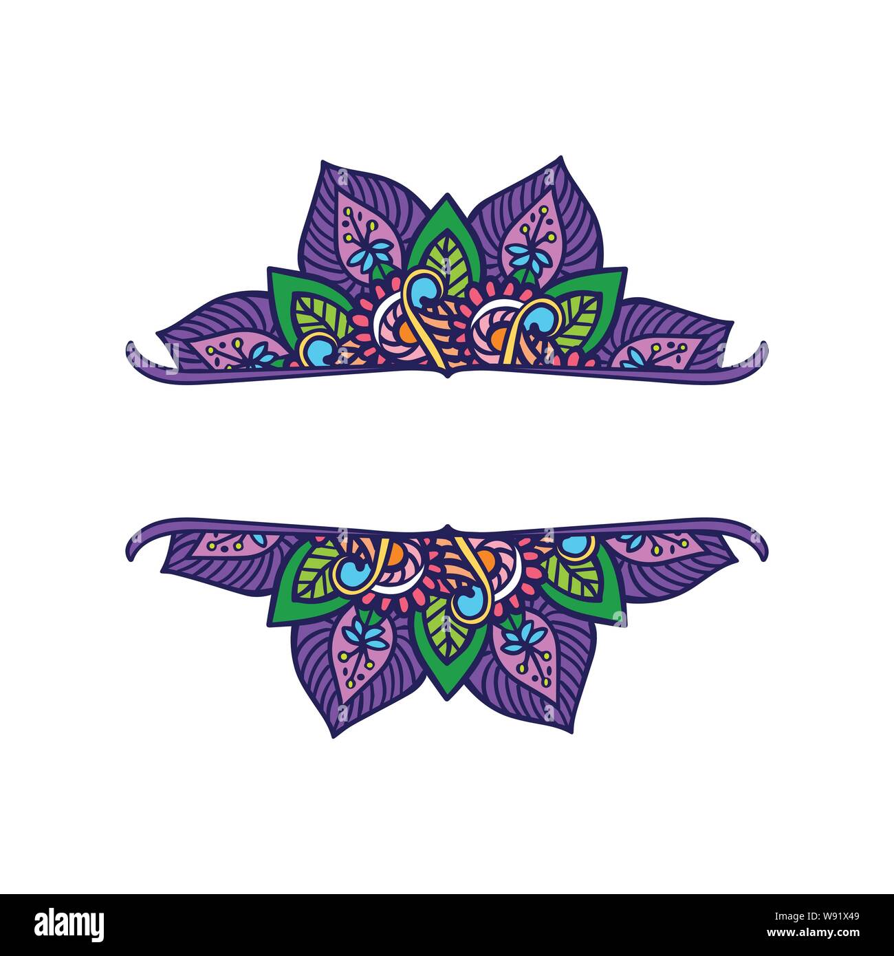 Indian arts craft Stock Vector Images - Alamy