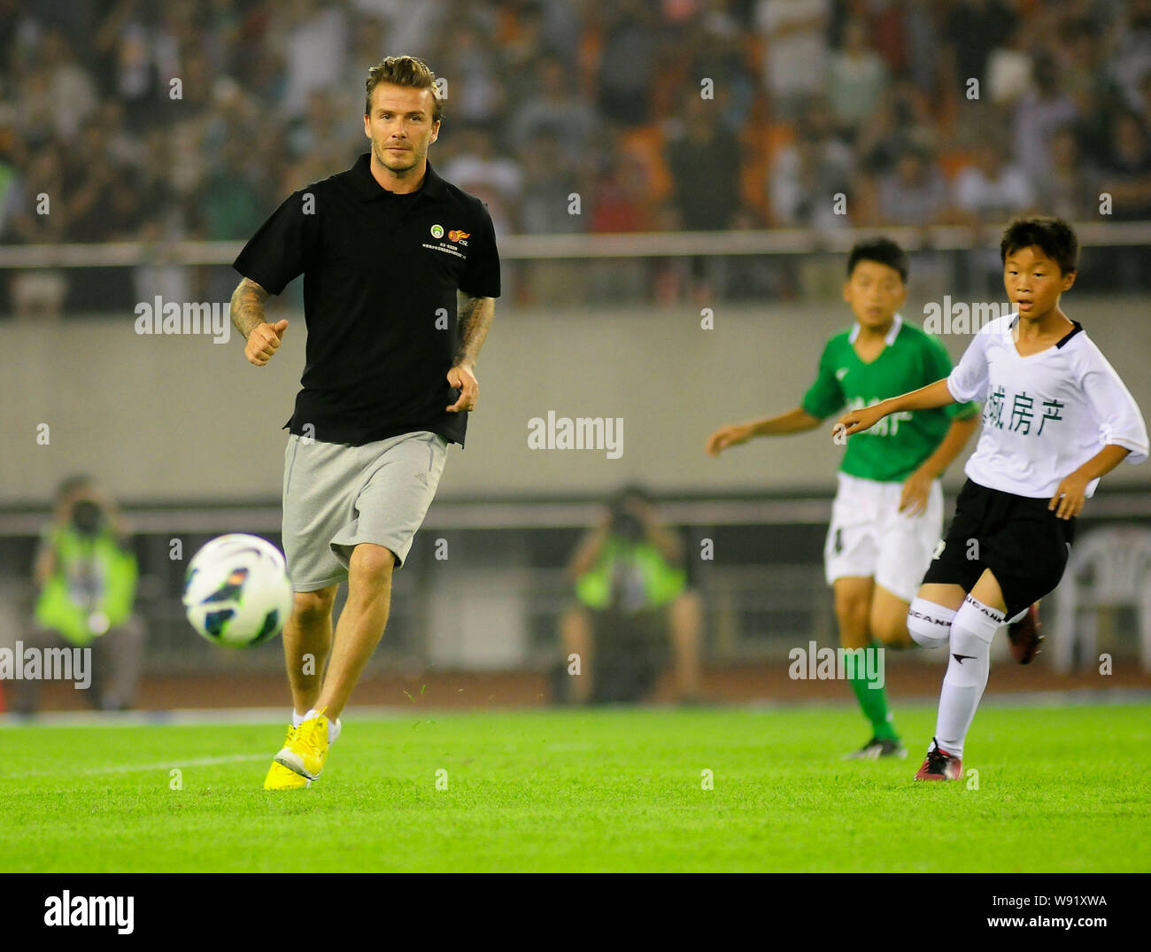 Footballers david beckham a hi-res stock photography and images - Alamy
