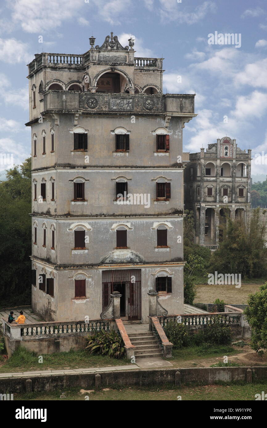 Kaiping dialou towers hi-res stock photography and images - Alamy