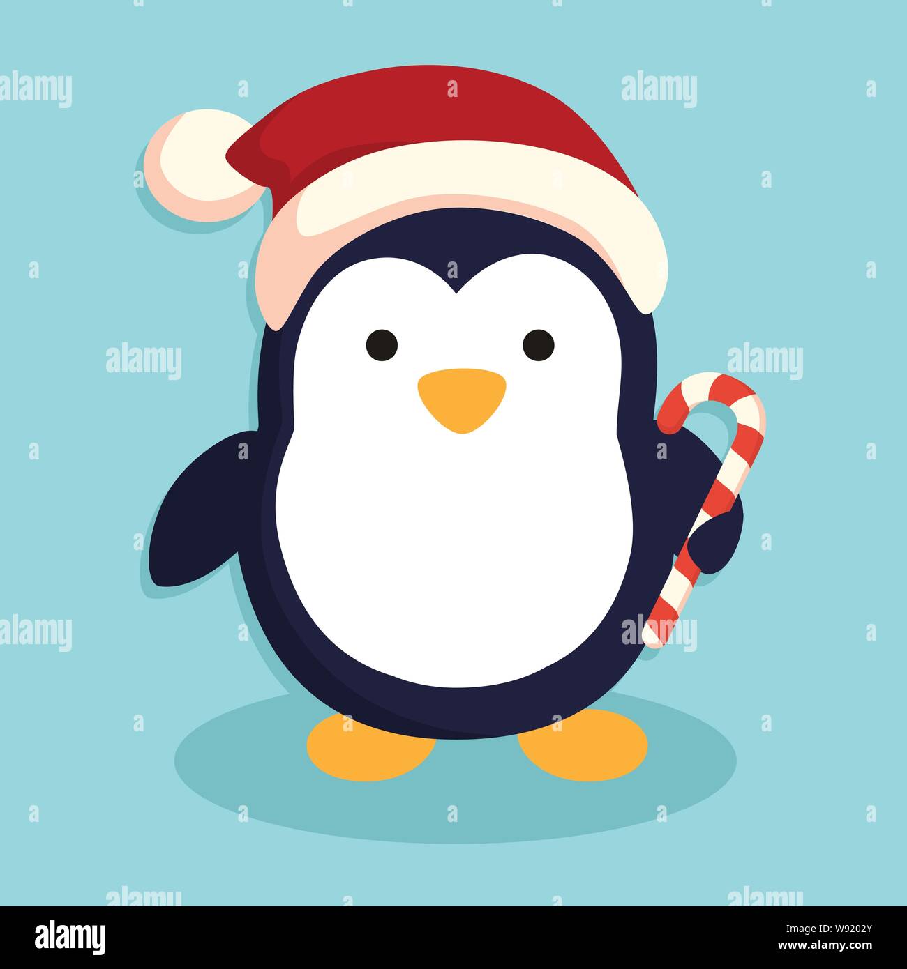 Cartoon illustration candy cane holding hi-res stock photography and ...