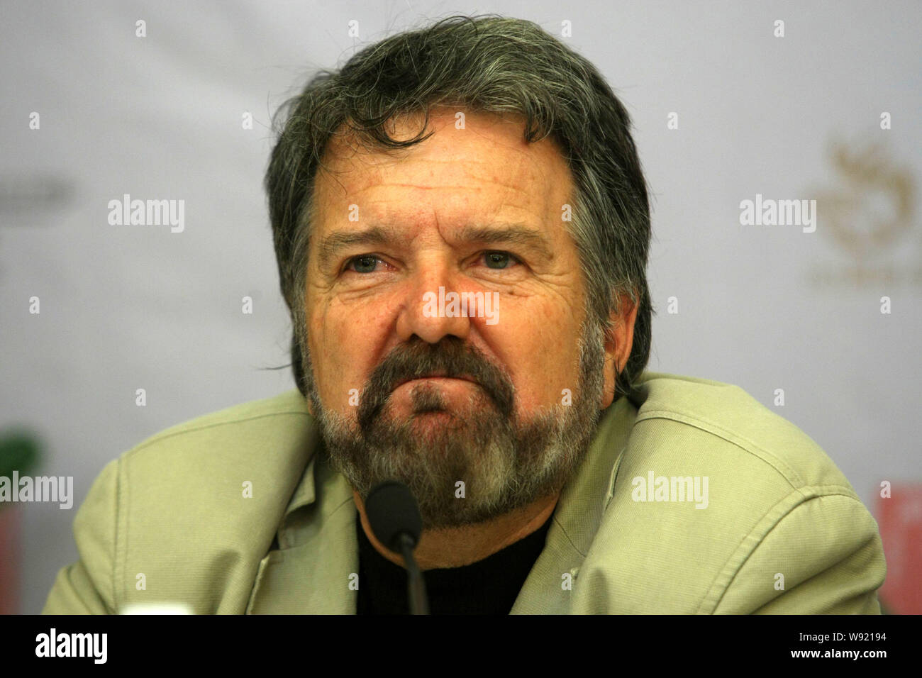 Canadian director Michel Poulette attends a press conference of his new ...