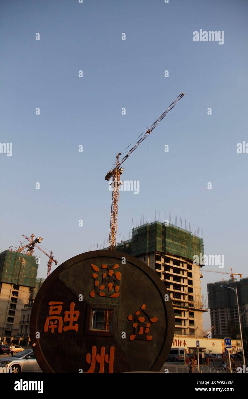 --FILE--New high-rise residential apartment buildings are under ...