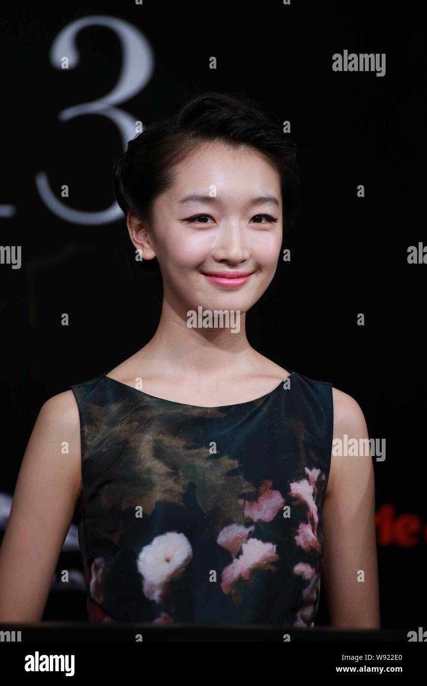 Chinese actress Zhou Dongyu poses on the red carpet as she arrives at ...