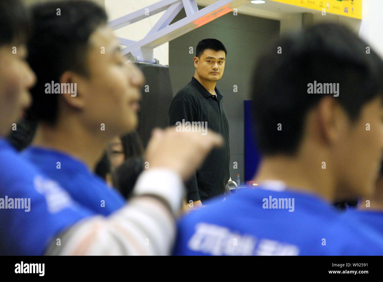 Retired Chinese basetball superstar Yao Ming attends the NBA Cares ...