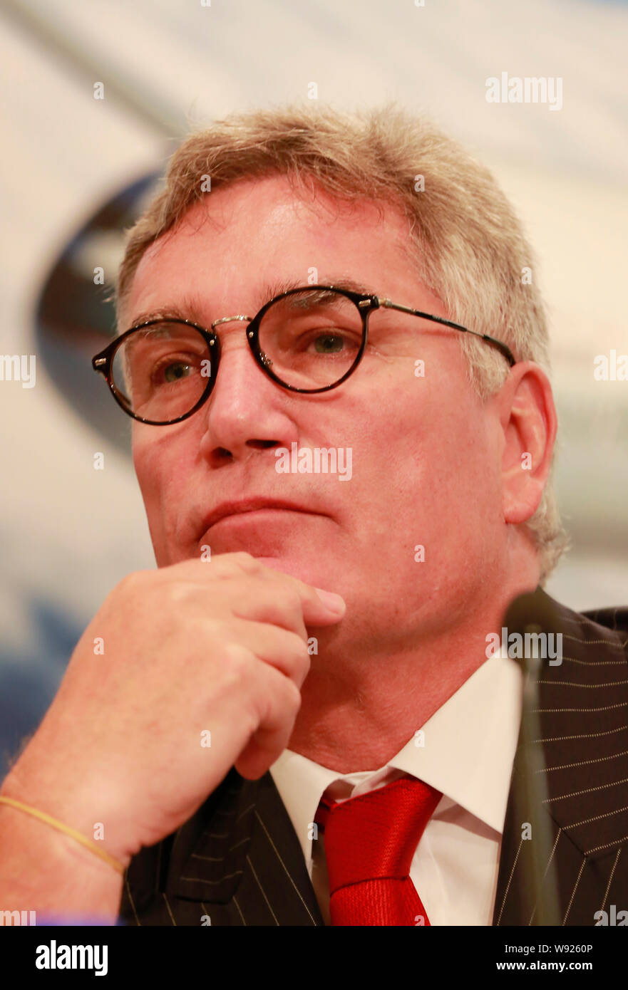Christopher Pratt, Chairman of Cathay Pacific Airways Ltd., attends a ...