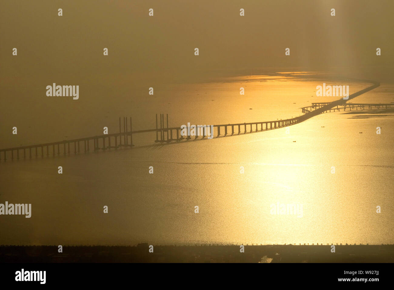 Qingdao gulf bridge hi-res stock photography and images - Alamy