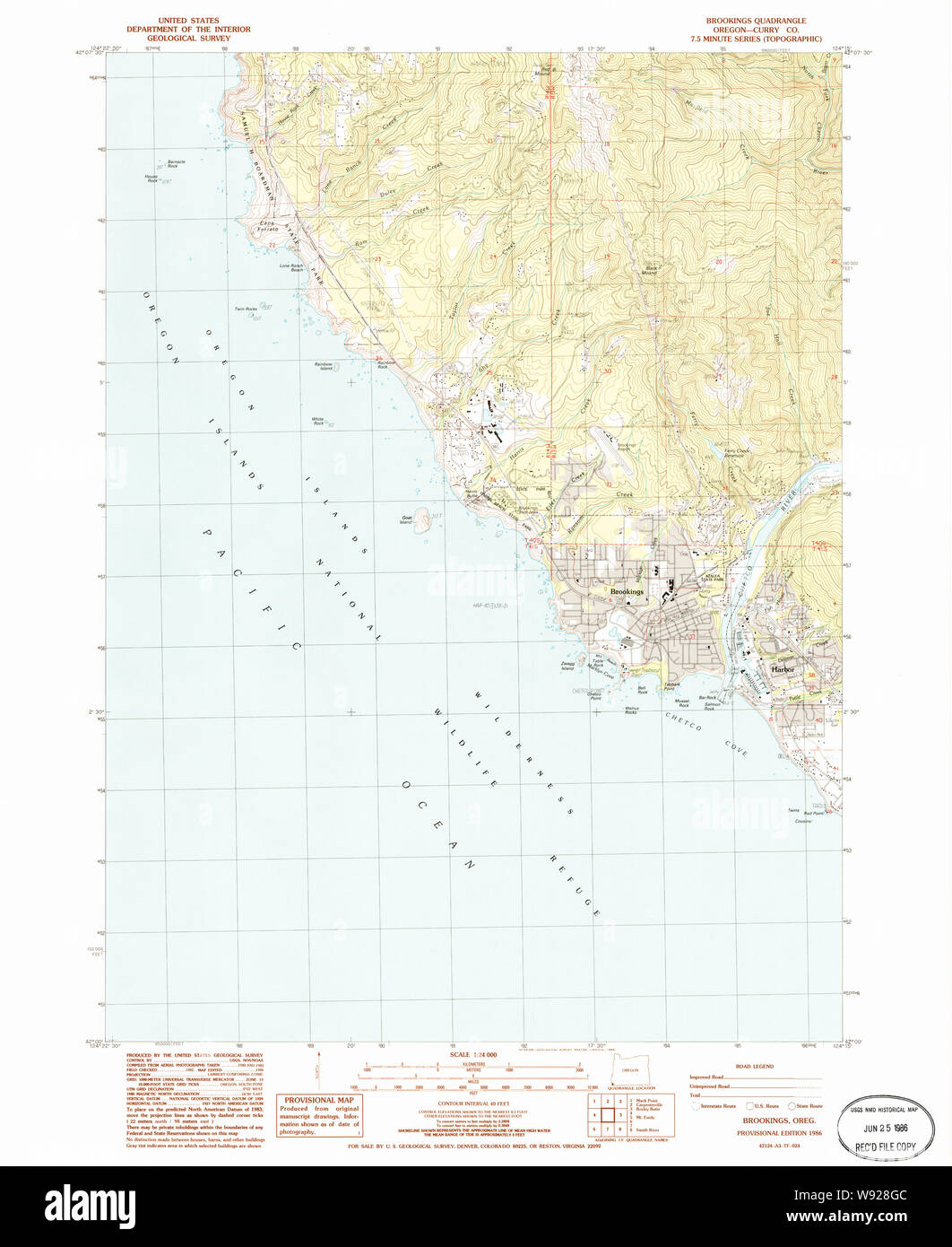 Map of brookings hi-res stock photography and images - Alamy