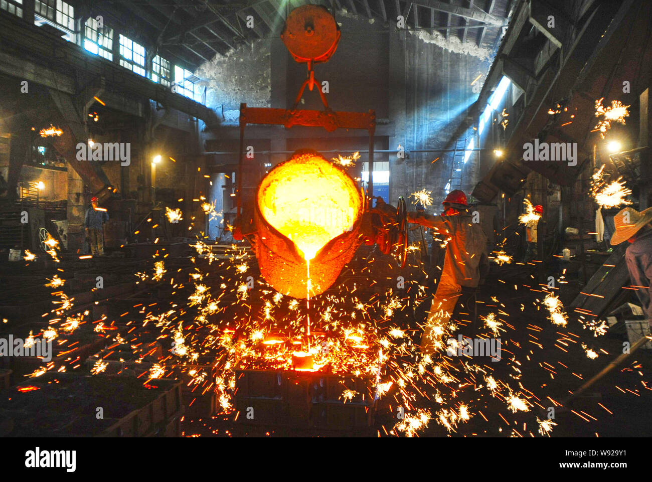 Steel foundry china hi-res stock photography and images - Alamy