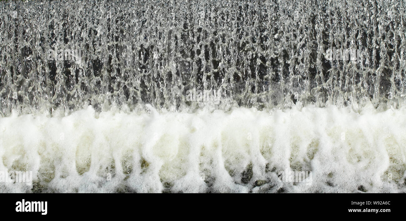 Water surface abstract, waterfall, monochrome Stock Photo - Alamy