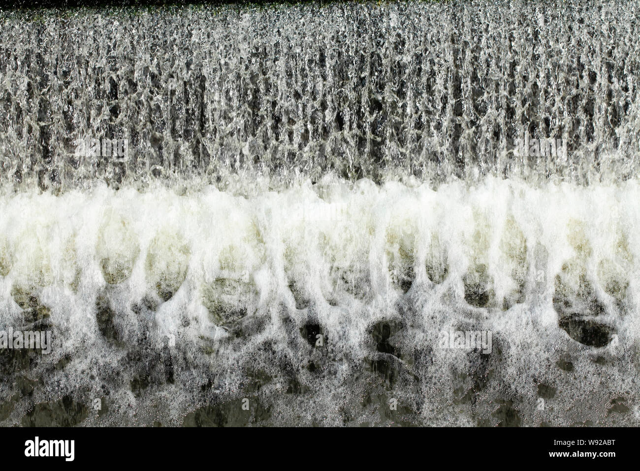 Water surface abstract, waterfall, monochrome Stock Photo - Alamy
