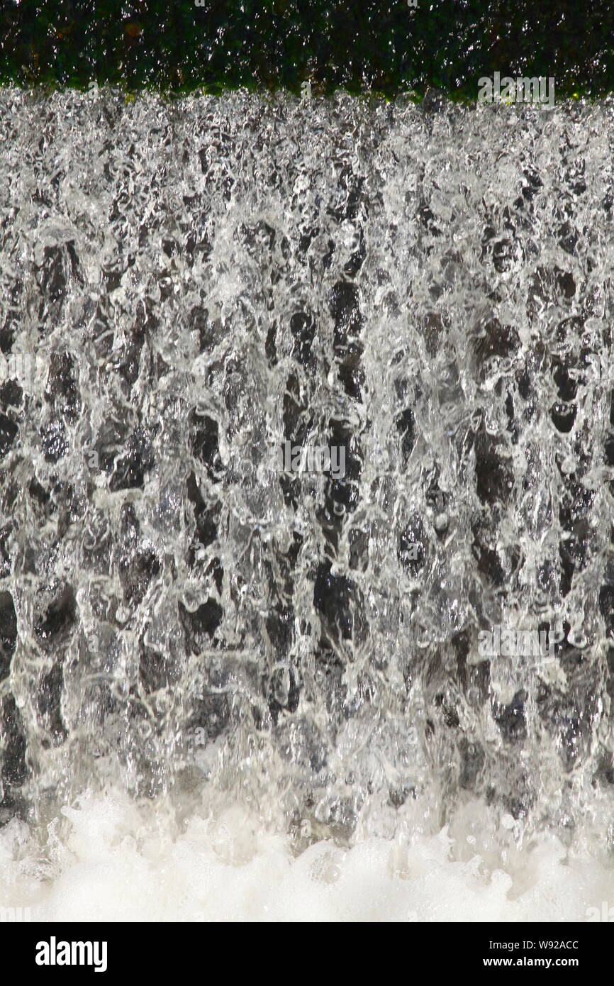 Water surface abstract, waterfall, monochrome Stock Photo - Alamy