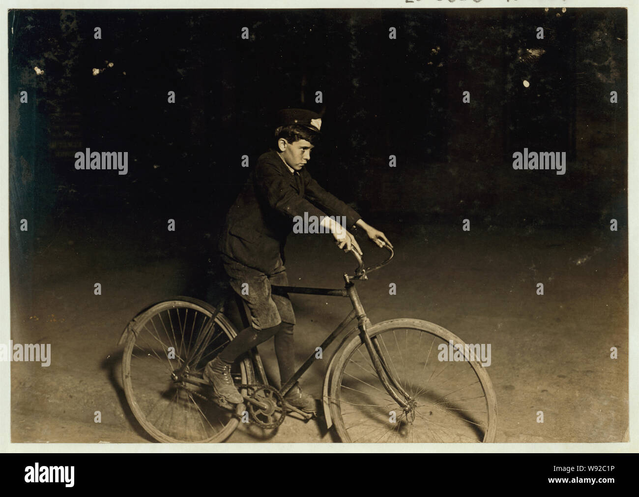 A. D. T. Messenger Boy, Indianapolis, 10 P.M. Abstract: Photographs ...