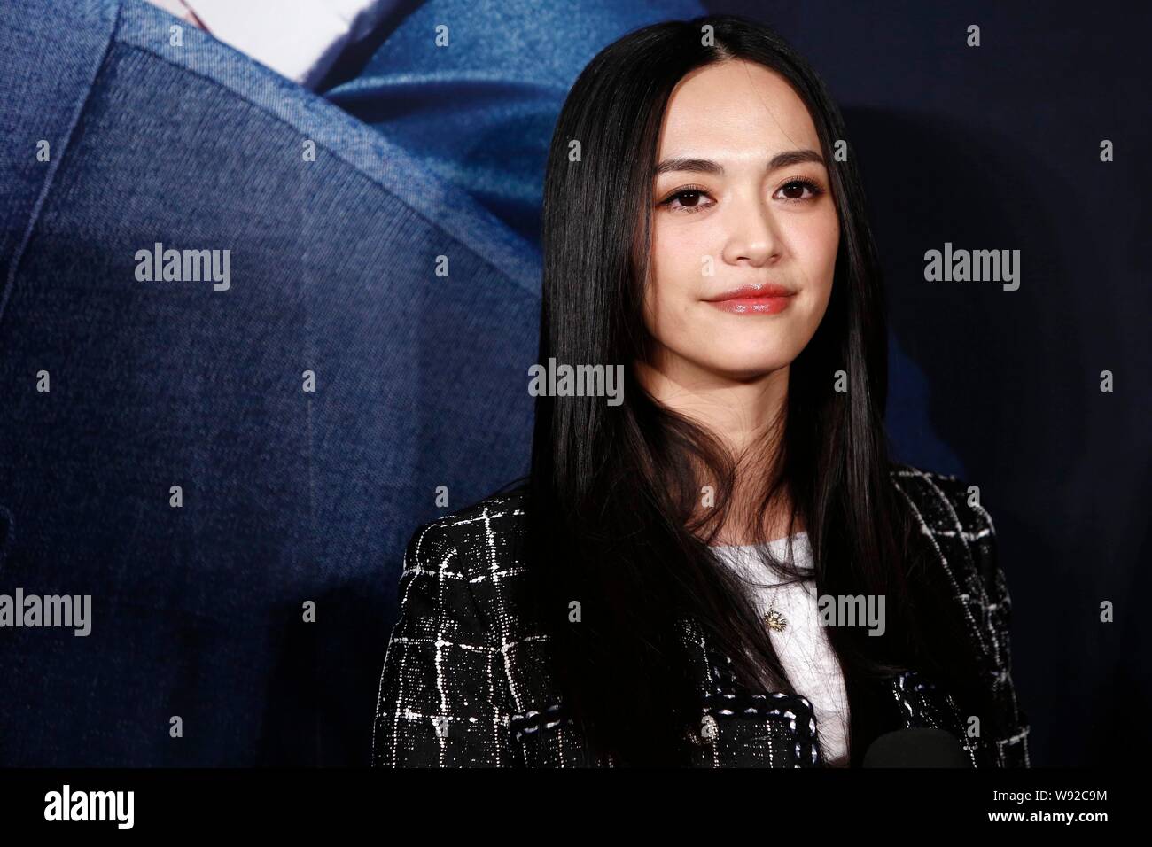 Chinese actress Yao Chen poses at a press conference for the premiere ...