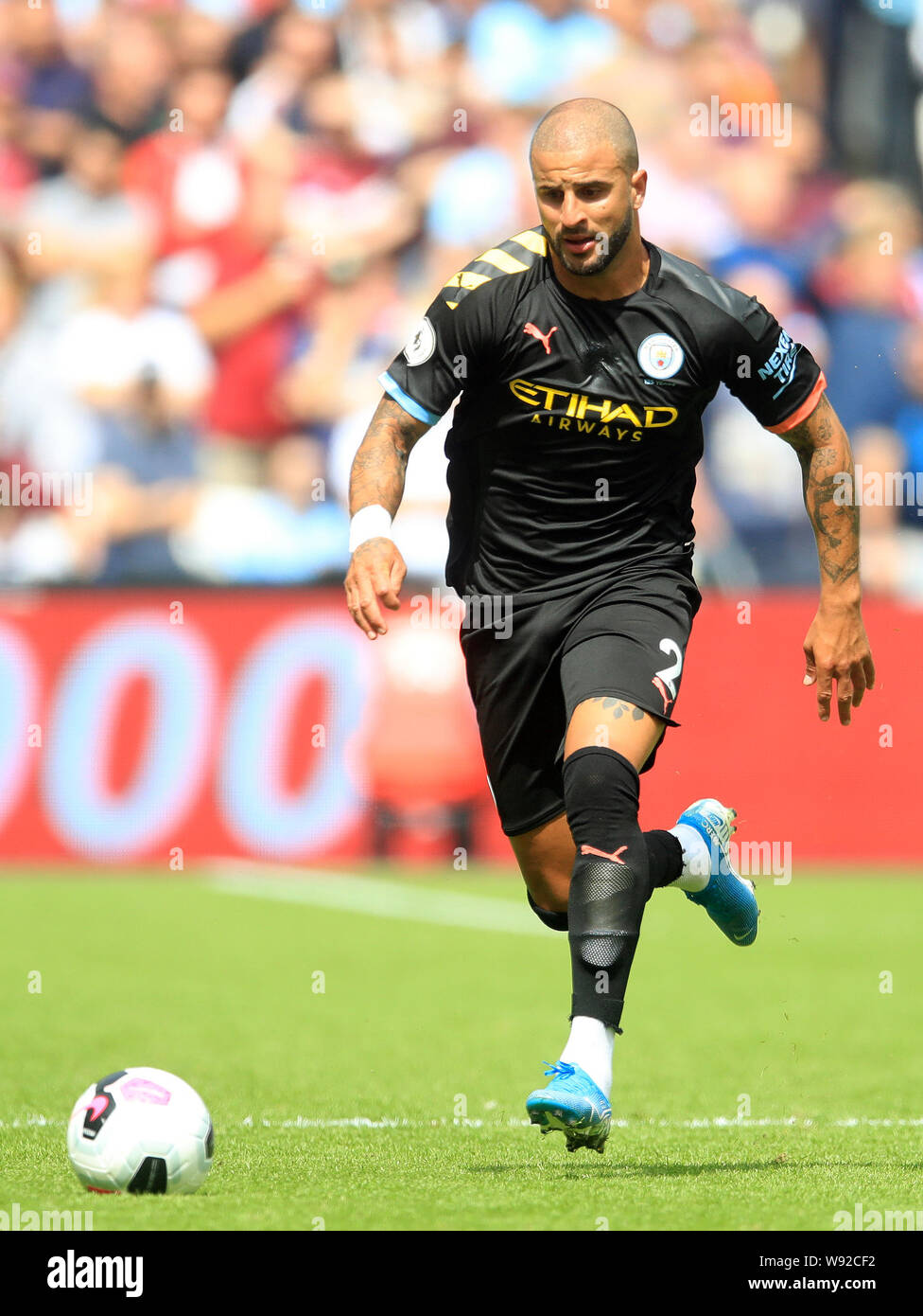 Manchester City's Kyle Walker during the Premier League match at London ...