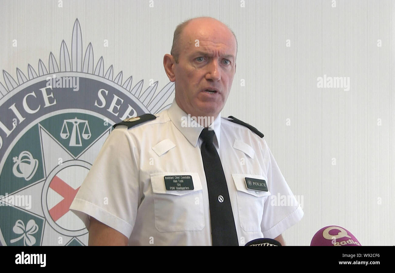 Assistant Chief Constable Alan Todd speaking to the media at Police ...