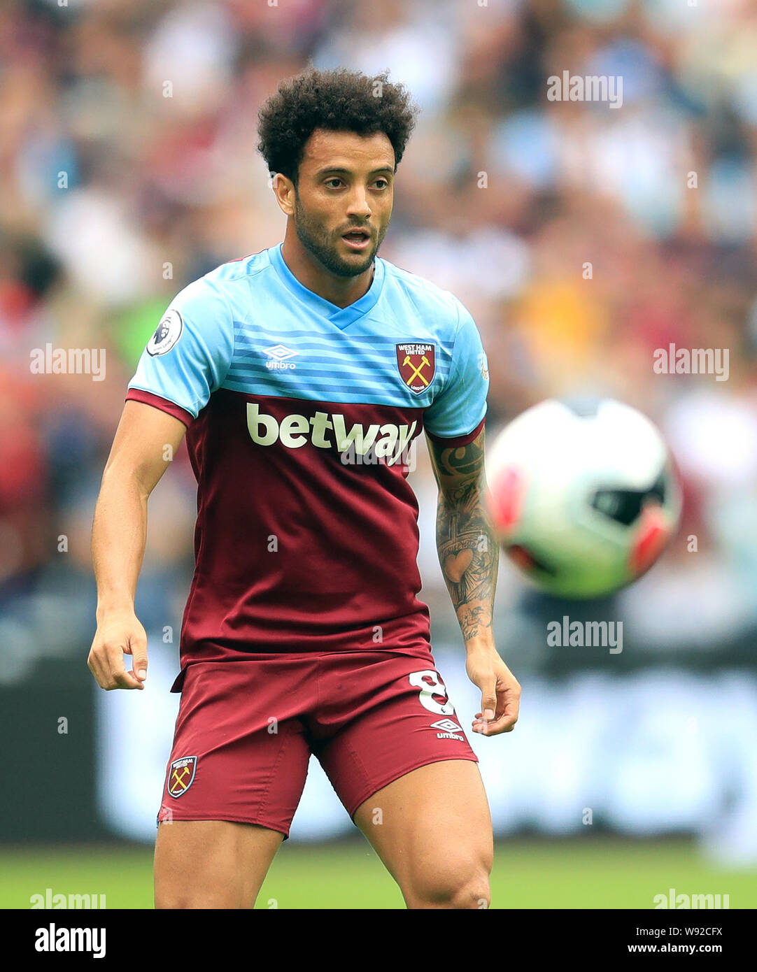 West Ham United's Felipe Anderson during the Premier League match at ...