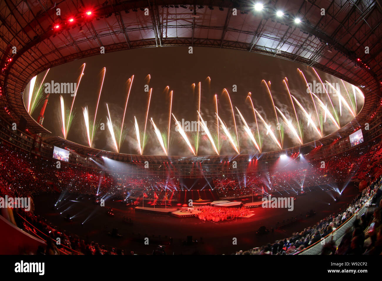Lima, Peru. 11th Aug, 2019. Pan American Games Closing Ceremony Lima ...