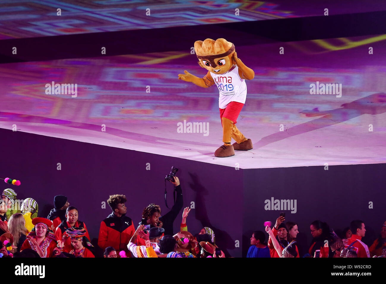Lima, Peru. 11th Aug, 2019. Pan American Games Closing Ceremony Lima ...