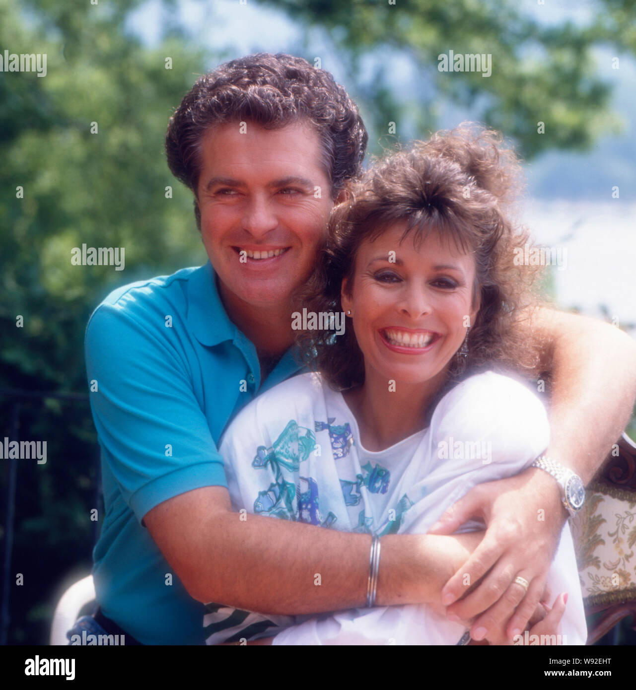 Porträt der deusch-britischen Schlagersängerin Ireen Sheer mit Ehemann ...