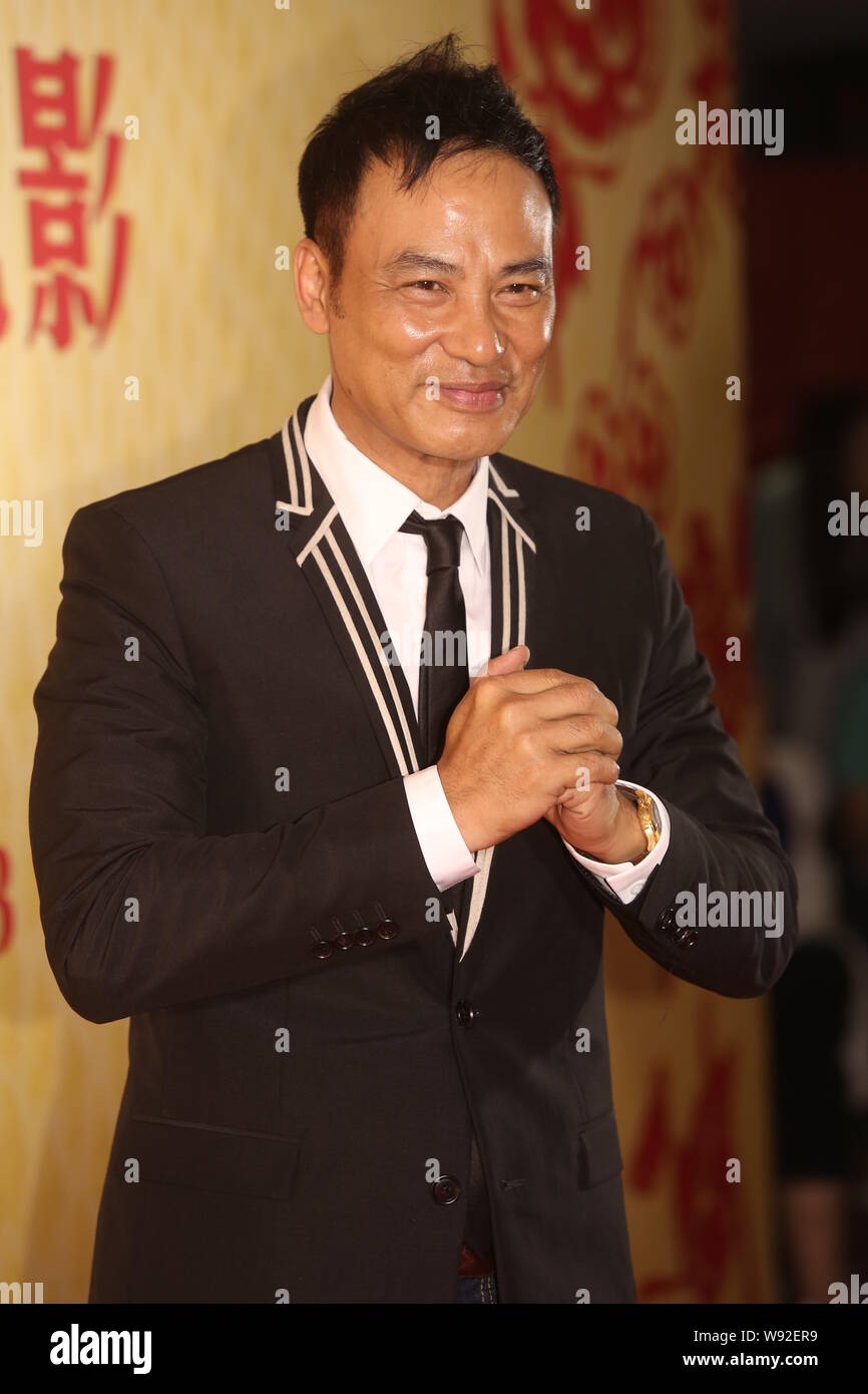 Hong Kong actor Simon Yam poses as he arrives for the EEG & EMP Spring ...