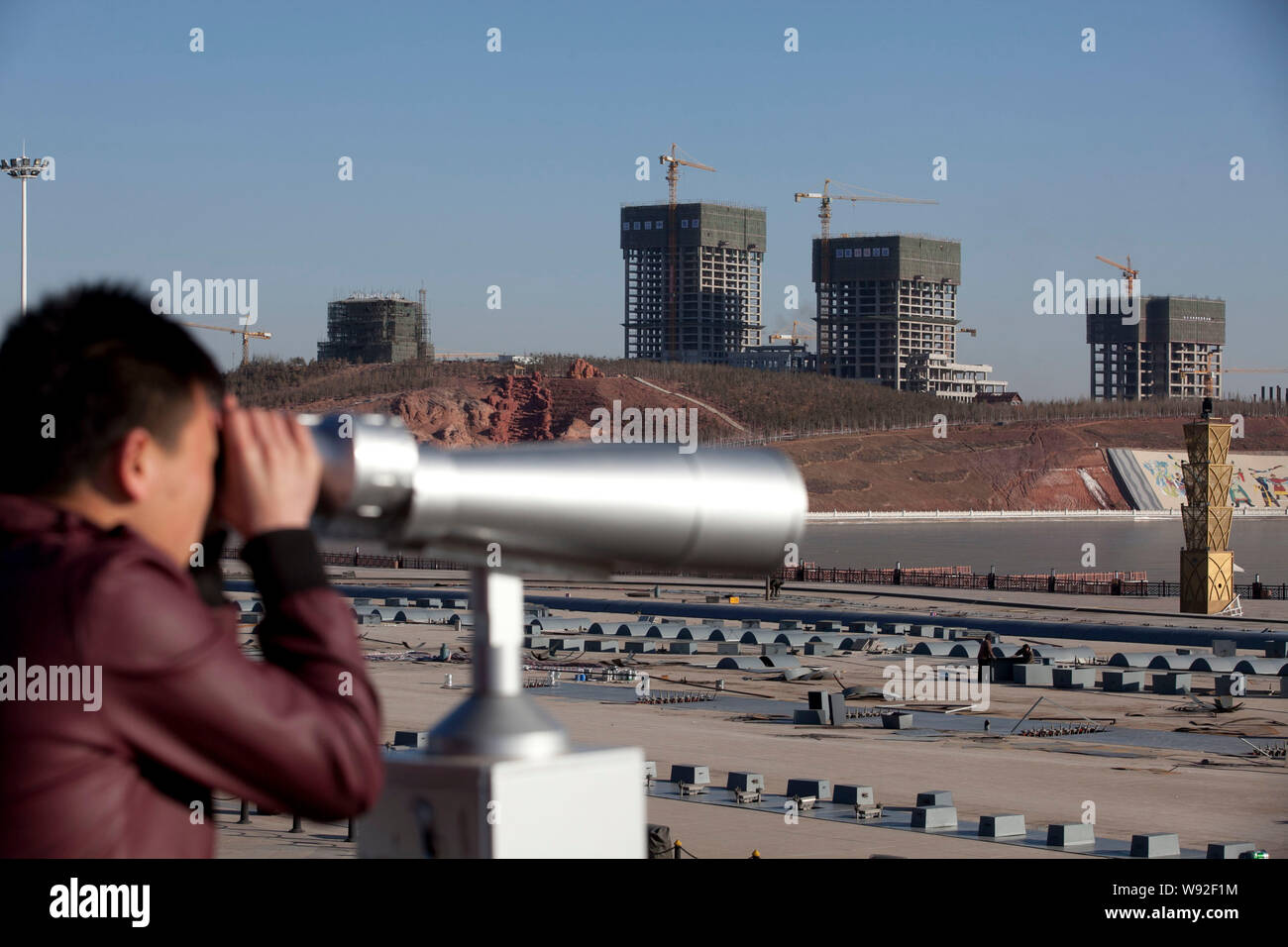 Kangbashi mongolia ghost city hi-res stock photography and images - Alamy