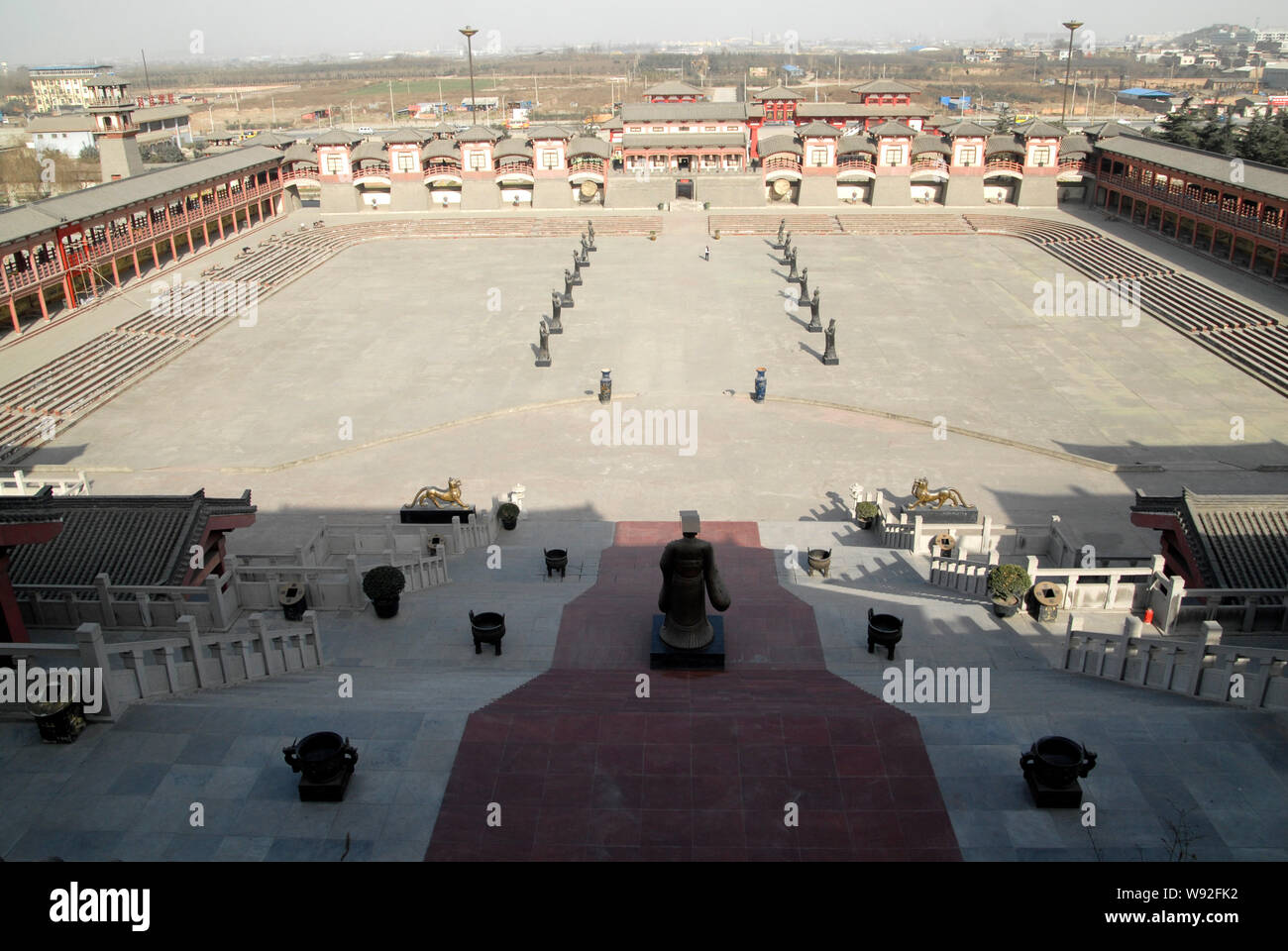 --FILE--View of the Epang Palace of Qin Dynasty in XiAn city, northwest ...