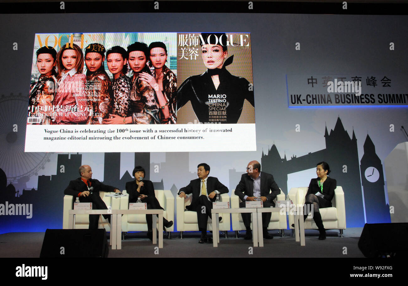 (From left) Duncan Clark, Chairman of BDA China, Angelica Cheung ...