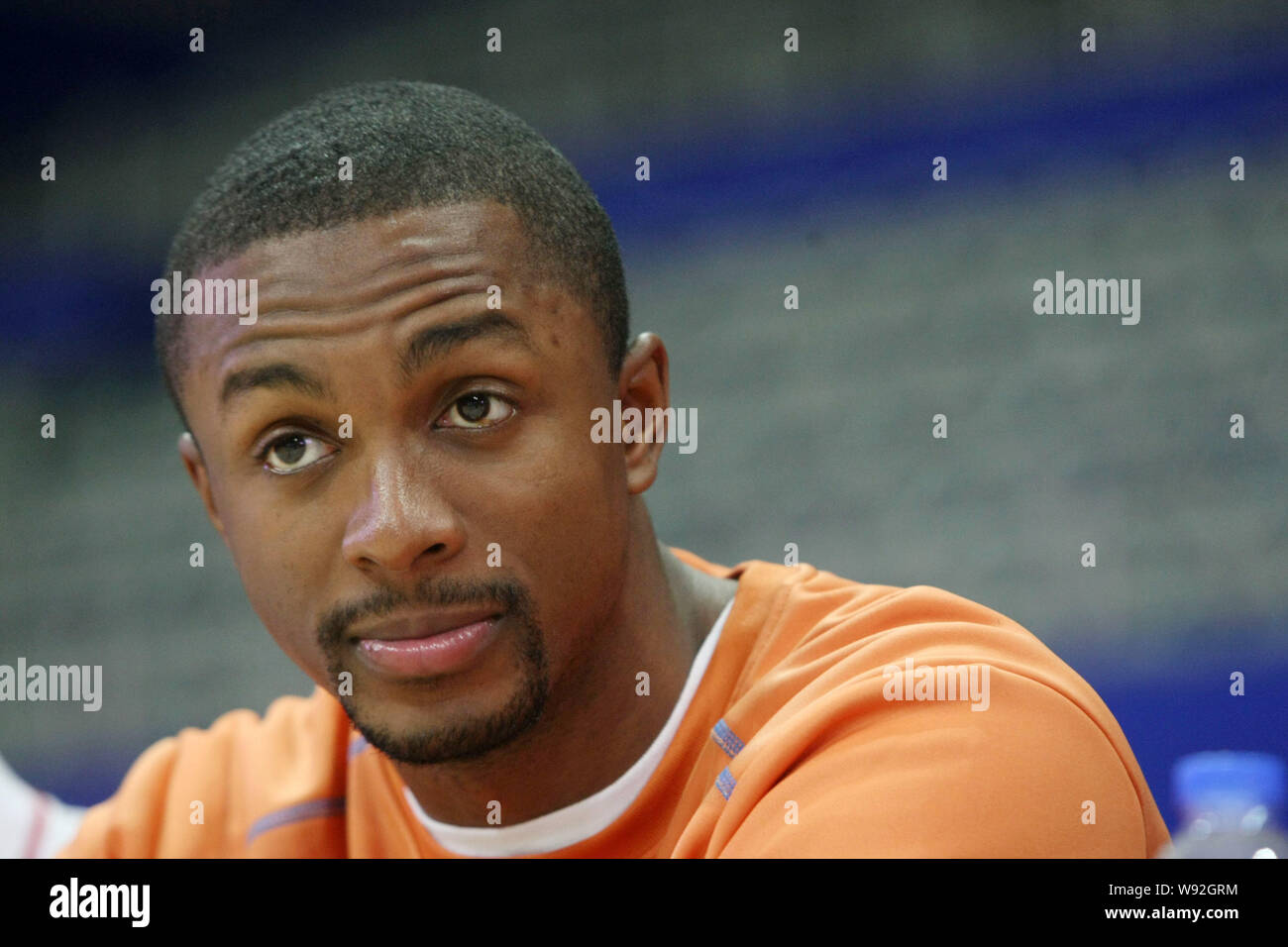 Former NBA basketball player Von Wafer is pictured during a ceremony ...
