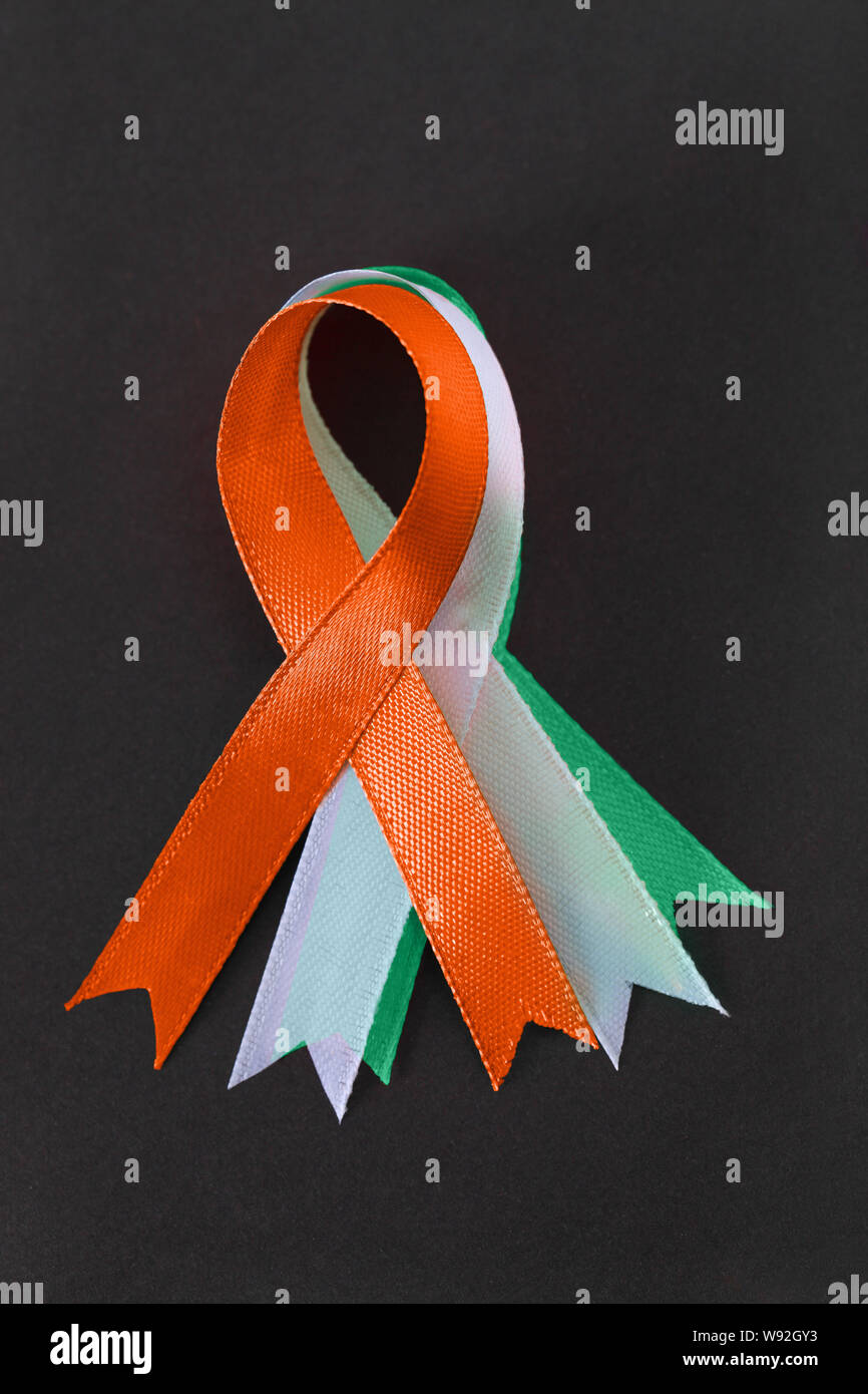 Ribbons representing Indian Flag Stock Photo - Alamy