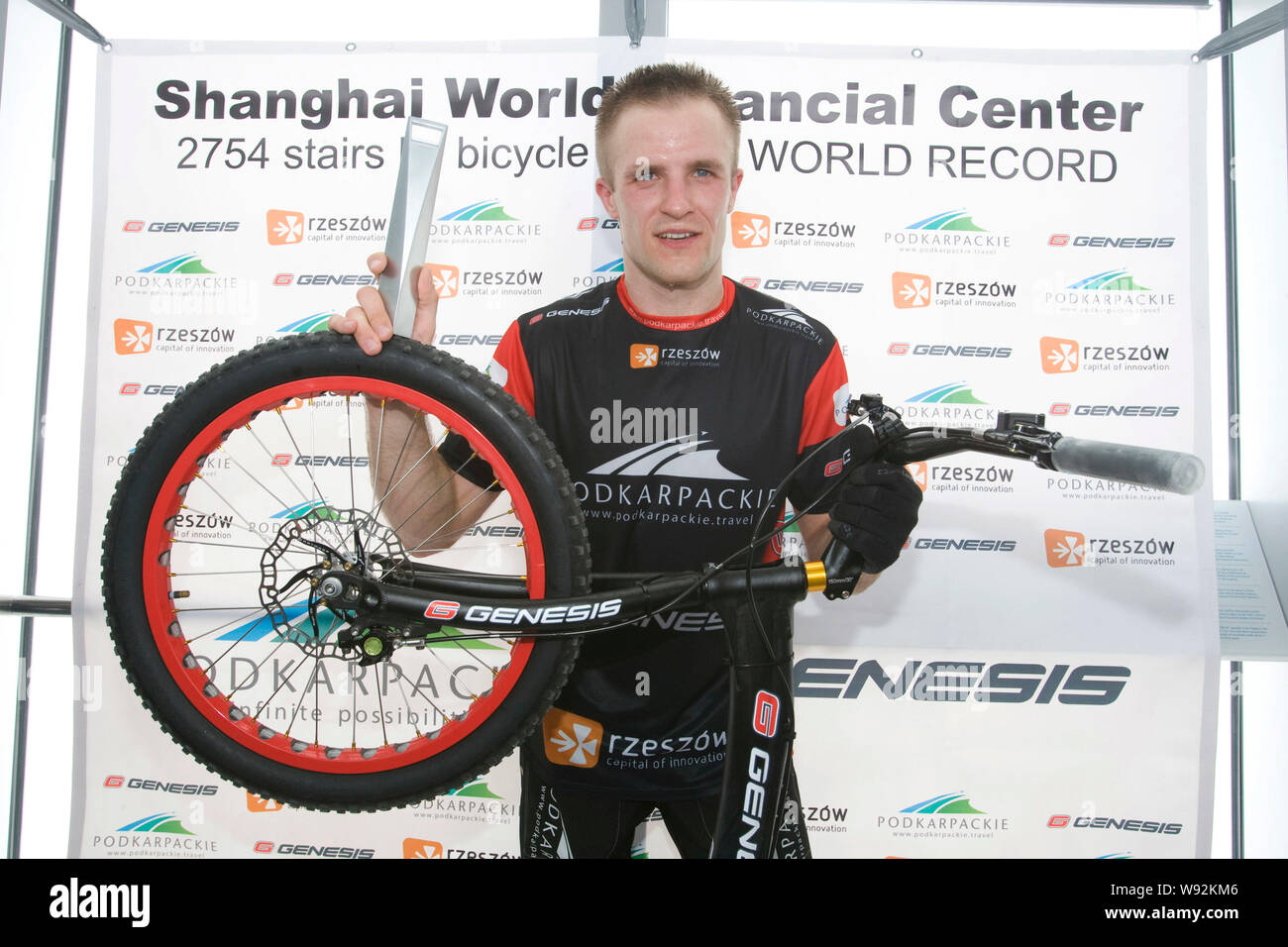 Krystian Herba, Polish cyclist, who set a Guinness World Record of ...
