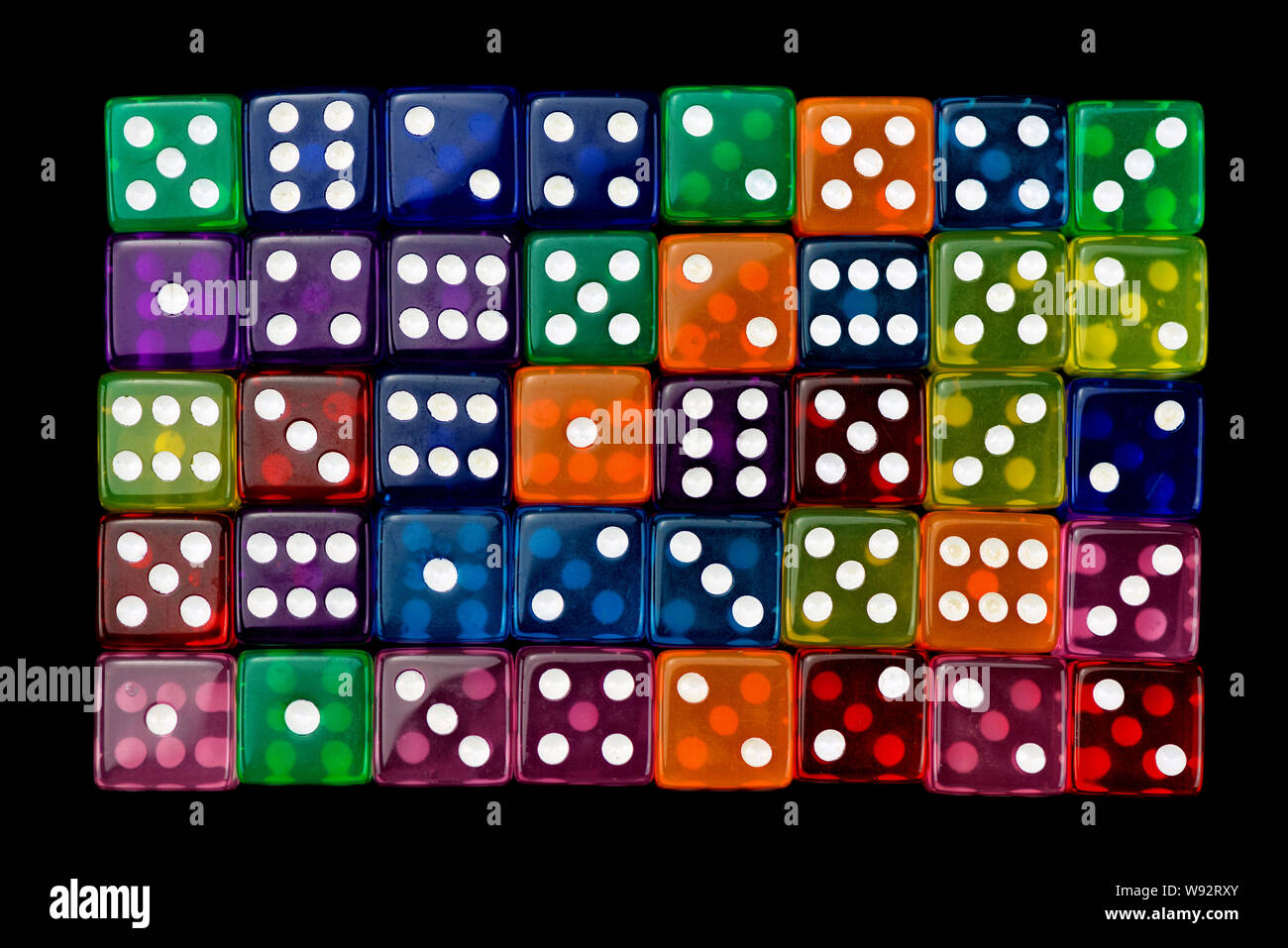 Dice in black white hi-res stock photography and images - Alamy