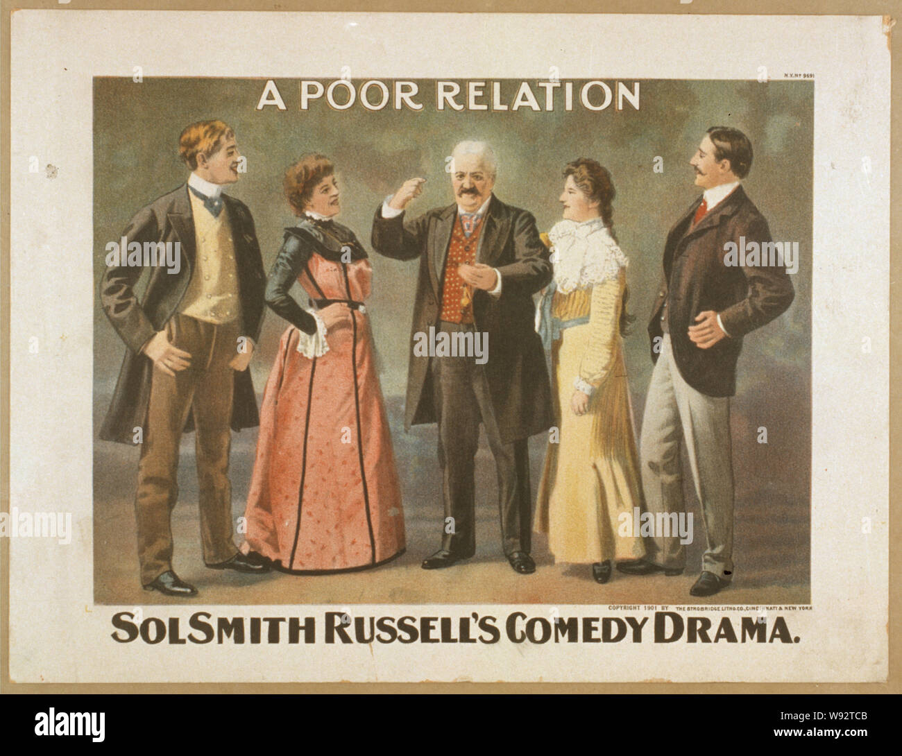 A poor relation Abstract: 1 print : color lithograph sheet 27 x 35 cm ...