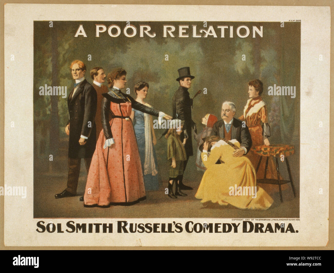 A poor relation Abstract: 1 print : color lithograph sheet 27 x 35 cm ...