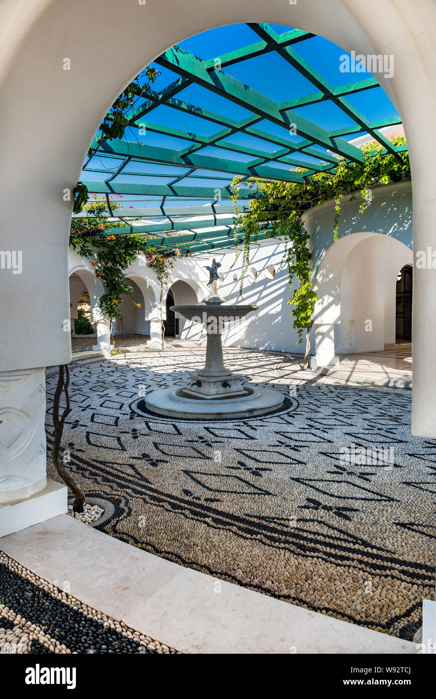 Kalithea Springs Therme Beautiful Typical Greek Interior, Rhodes,Greece ...