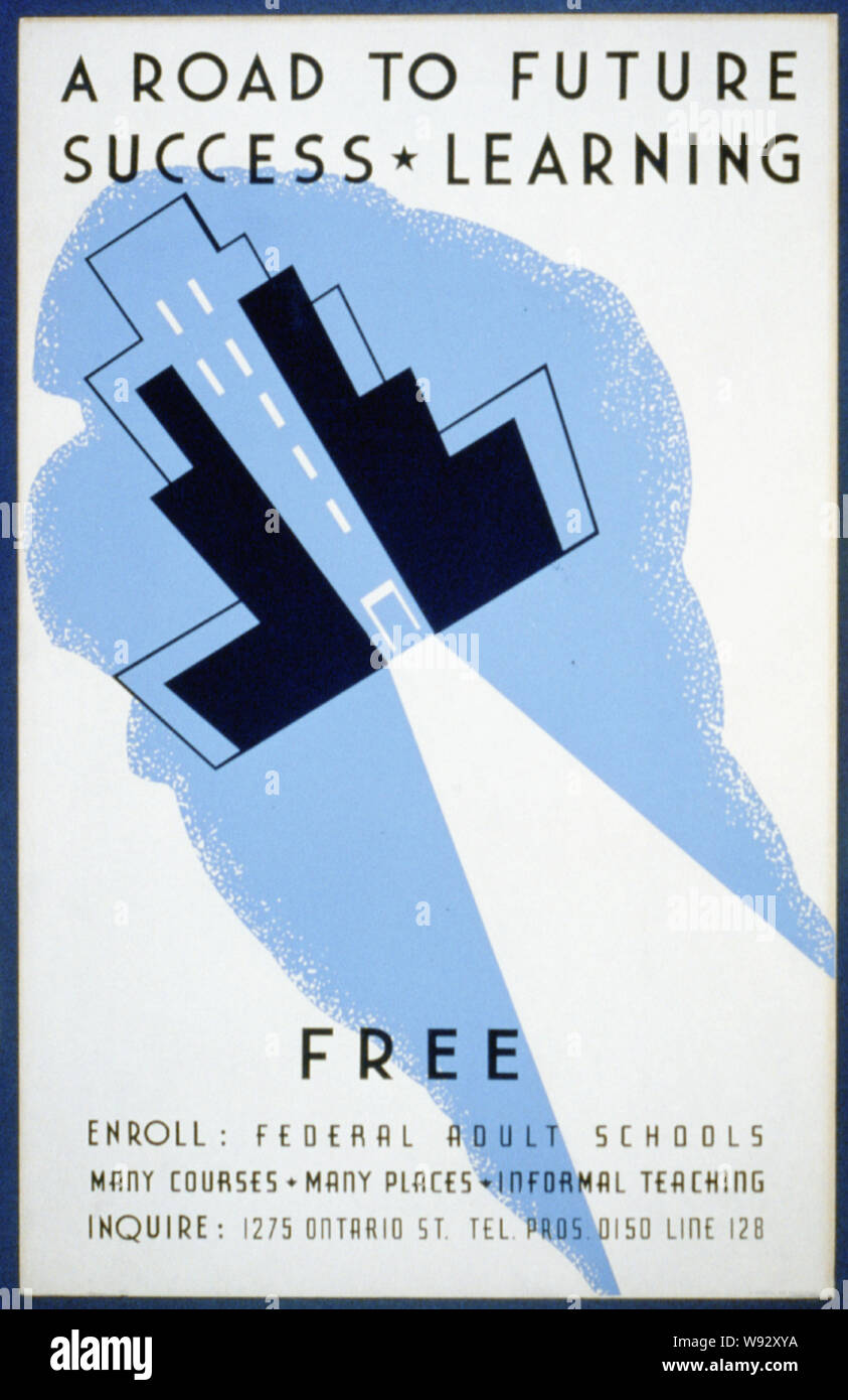 A road to future success - learning Abstract: Poster announcing free ...