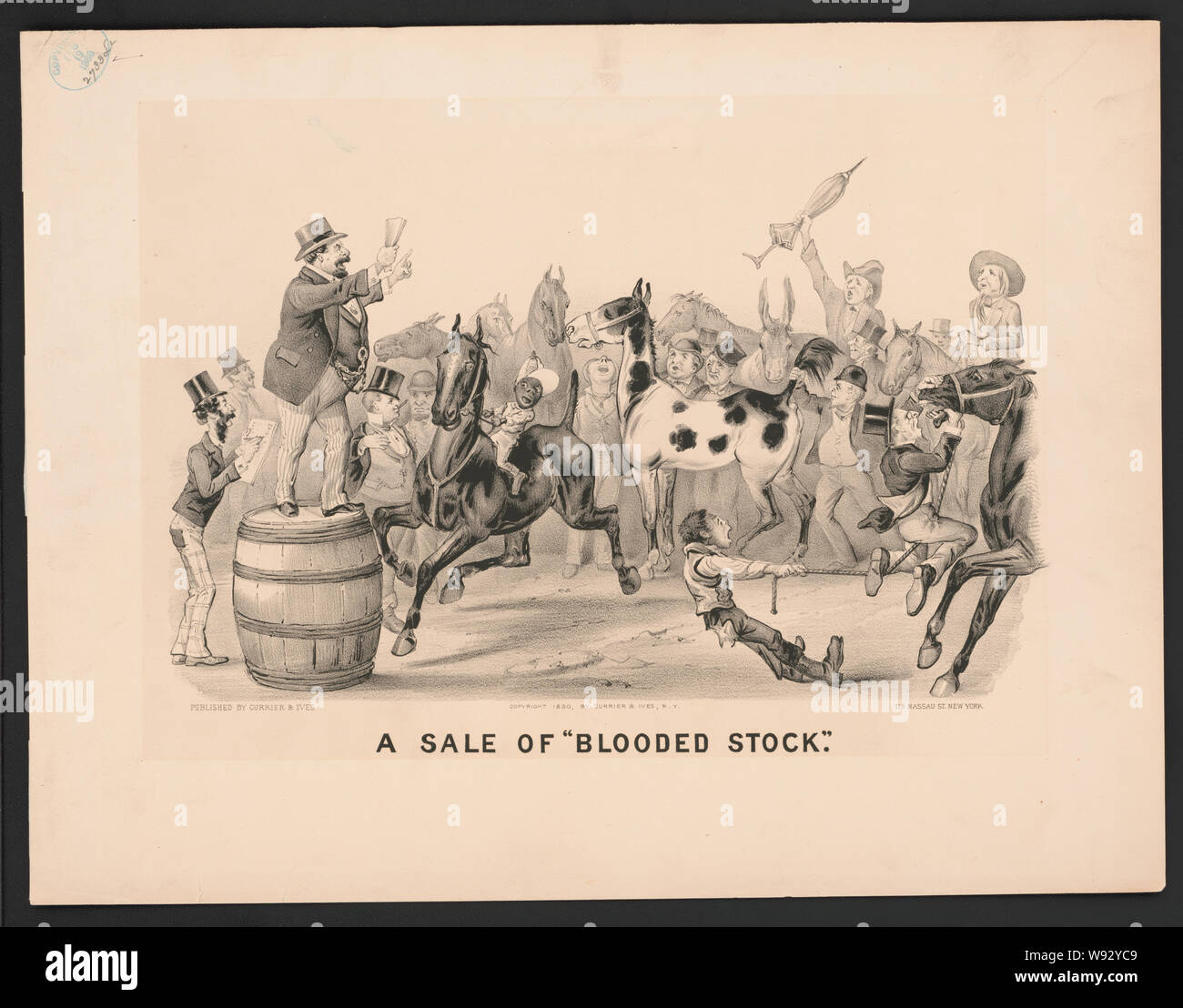 A sale of blooded stock Stock Photo - Alamy