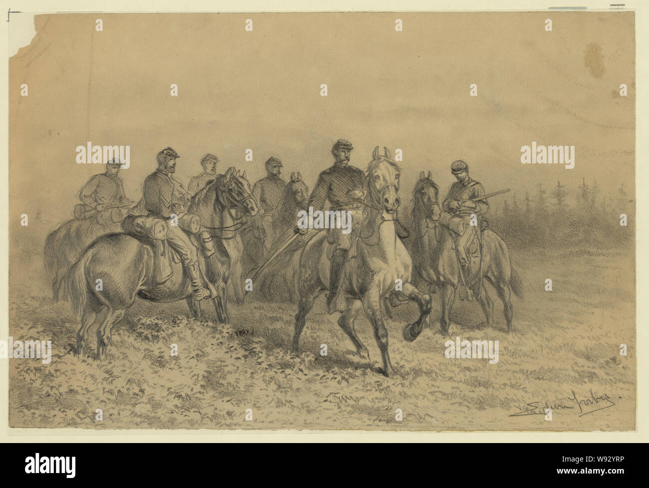 A scouting party Stock Photo - Alamy