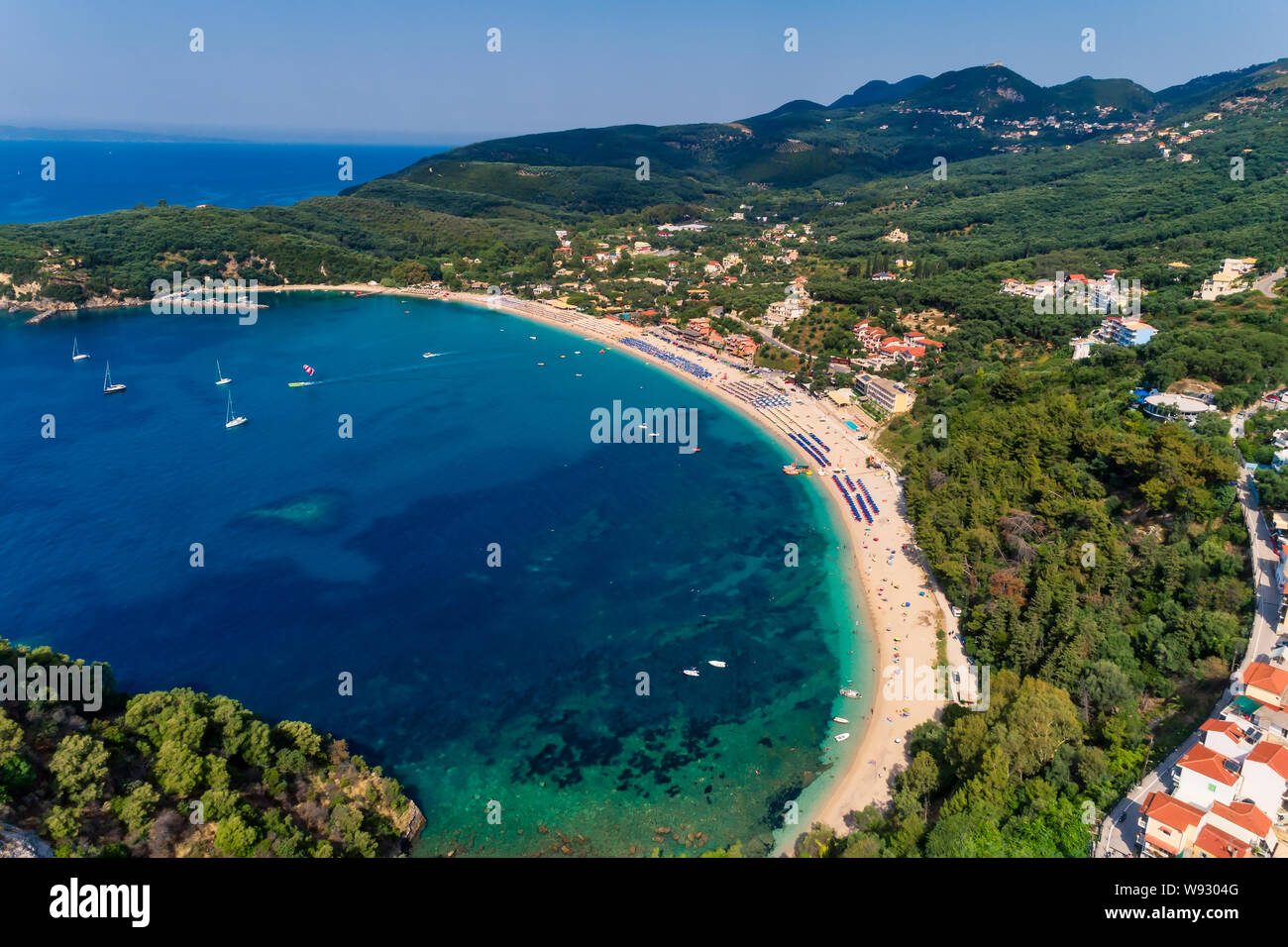 Scenic town parga in greece hi-res stock photography and images - Alamy
