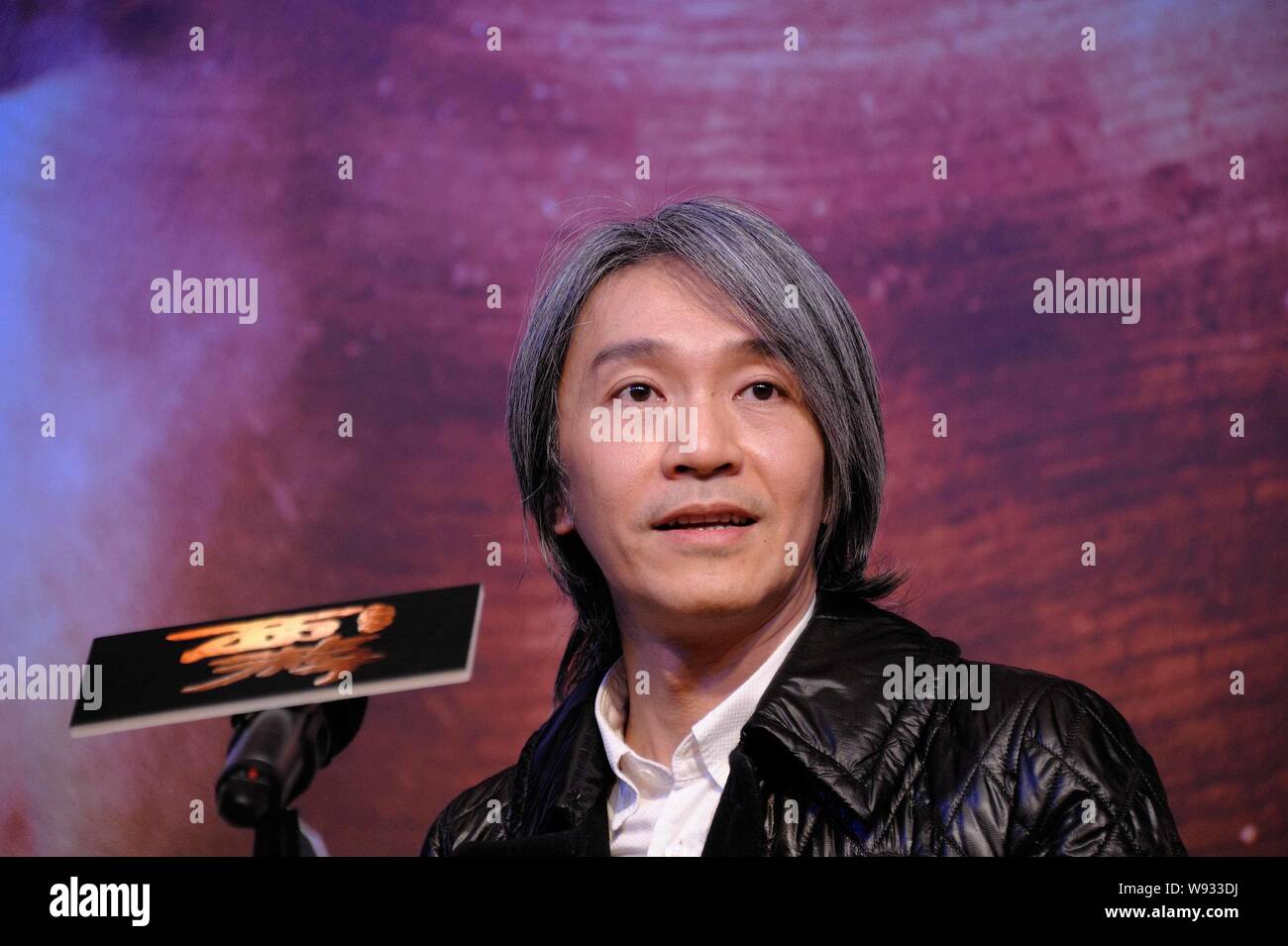 Hong Kong actor and director Stephen Chow speaks during a press ...