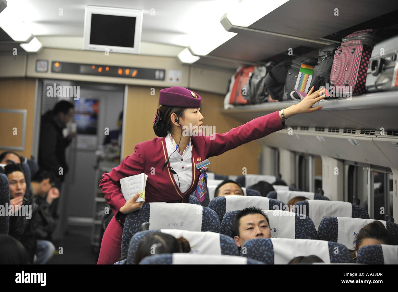China train crew member High Resolution Stock Photography and Images ...