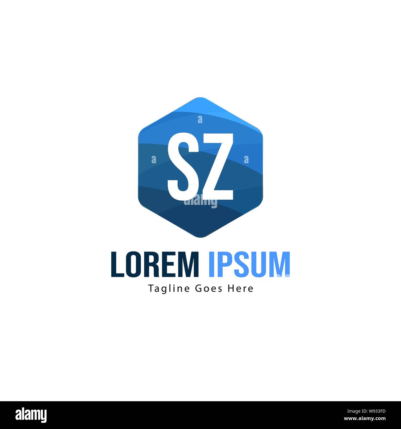 Sz logo vector vectors hi-res stock photography and images - Alamy