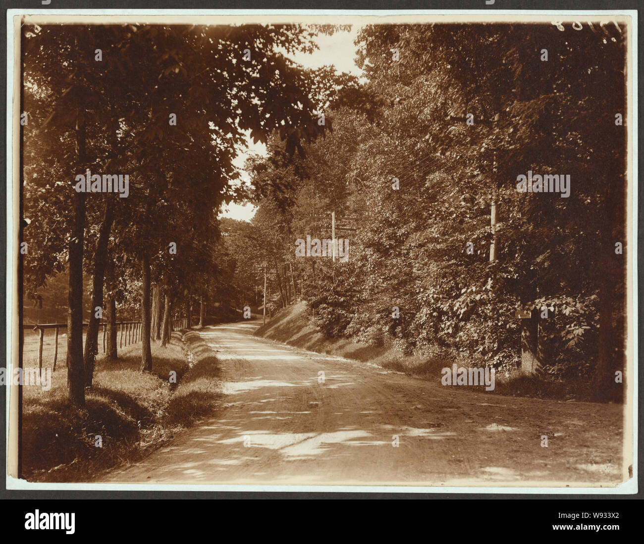 A sunny road Stock Photo - Alamy