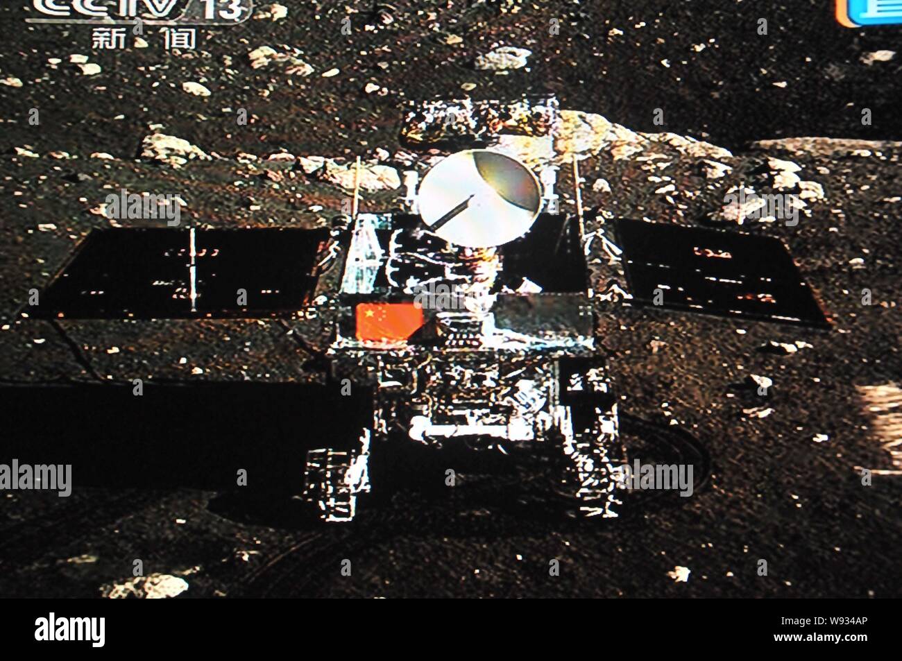 Yutu (jade rabbit) space rover on moon hi-res stock photography and ...