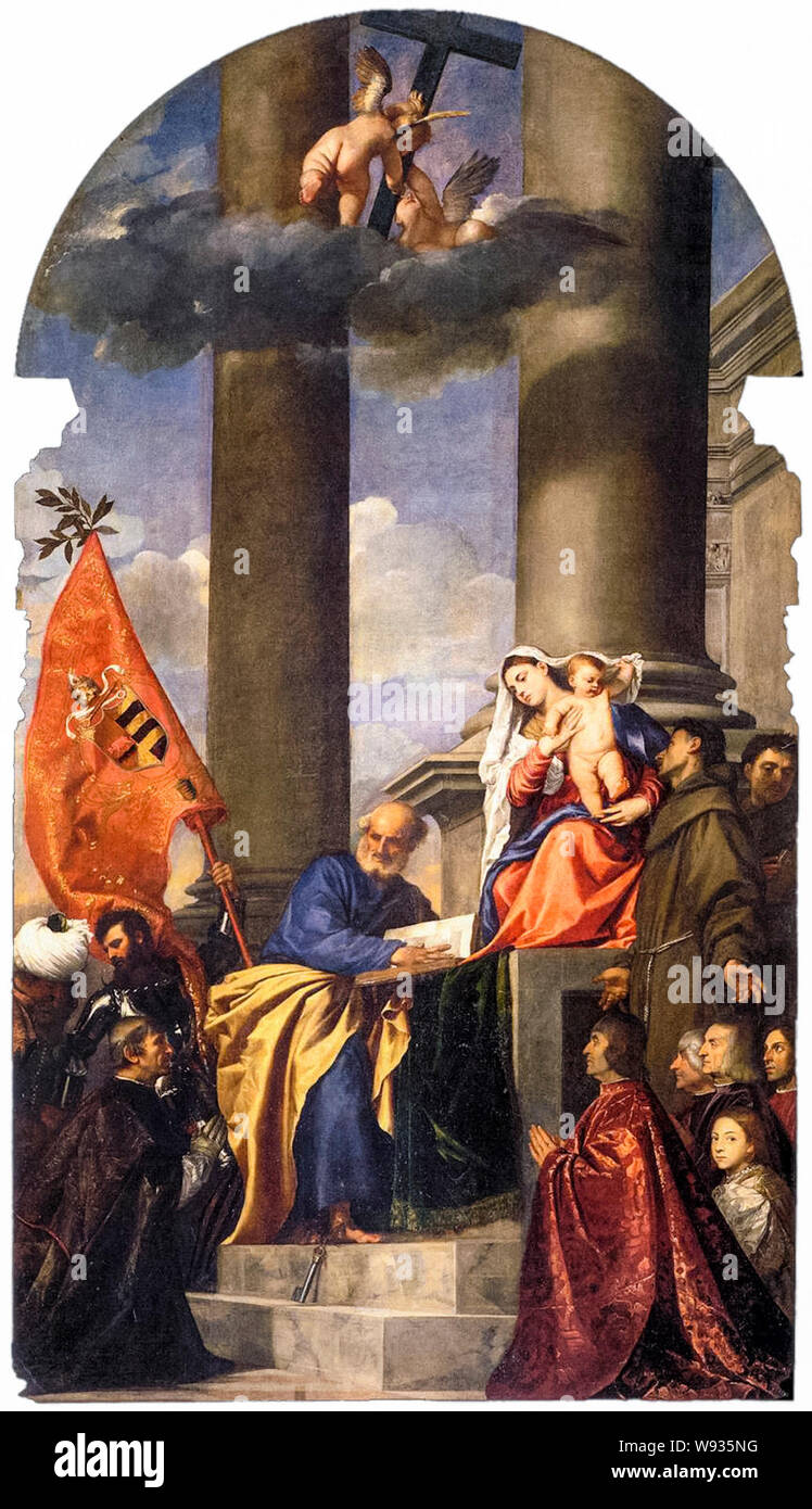 Titian madonna hi-res stock photography and images - Alamy