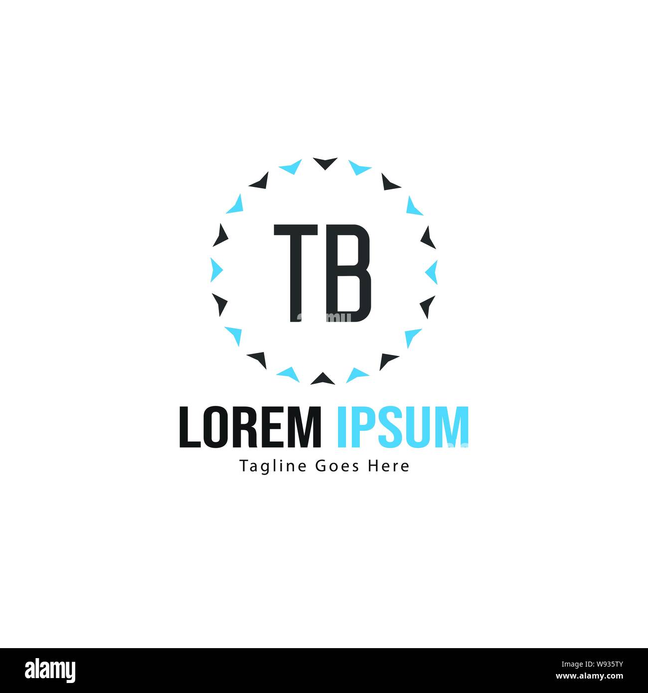 Minimal t b logo hi-res stock photography and images - Alamy