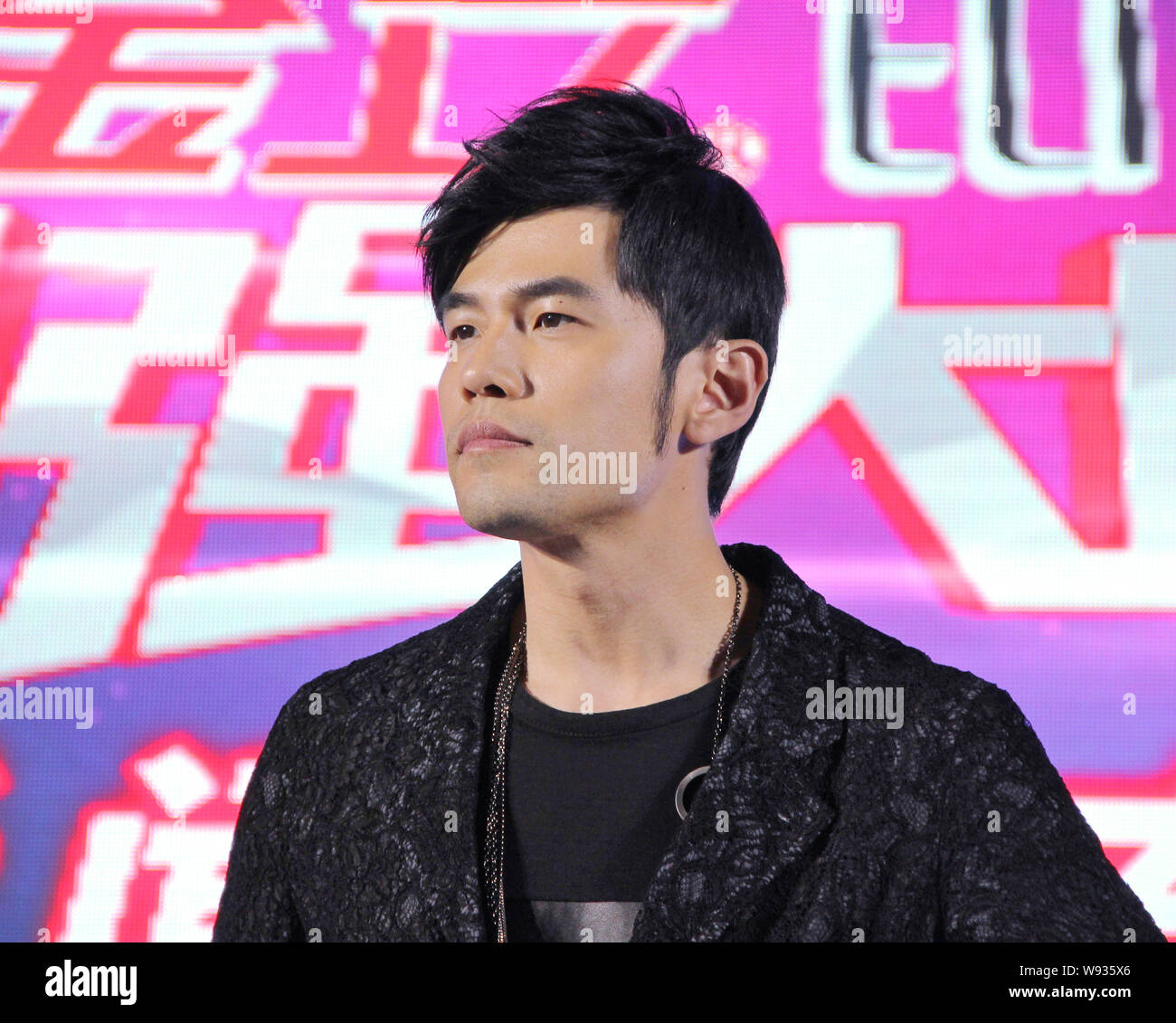 Taiwanese singer and actor Jay Chou attends a press conference for the ...