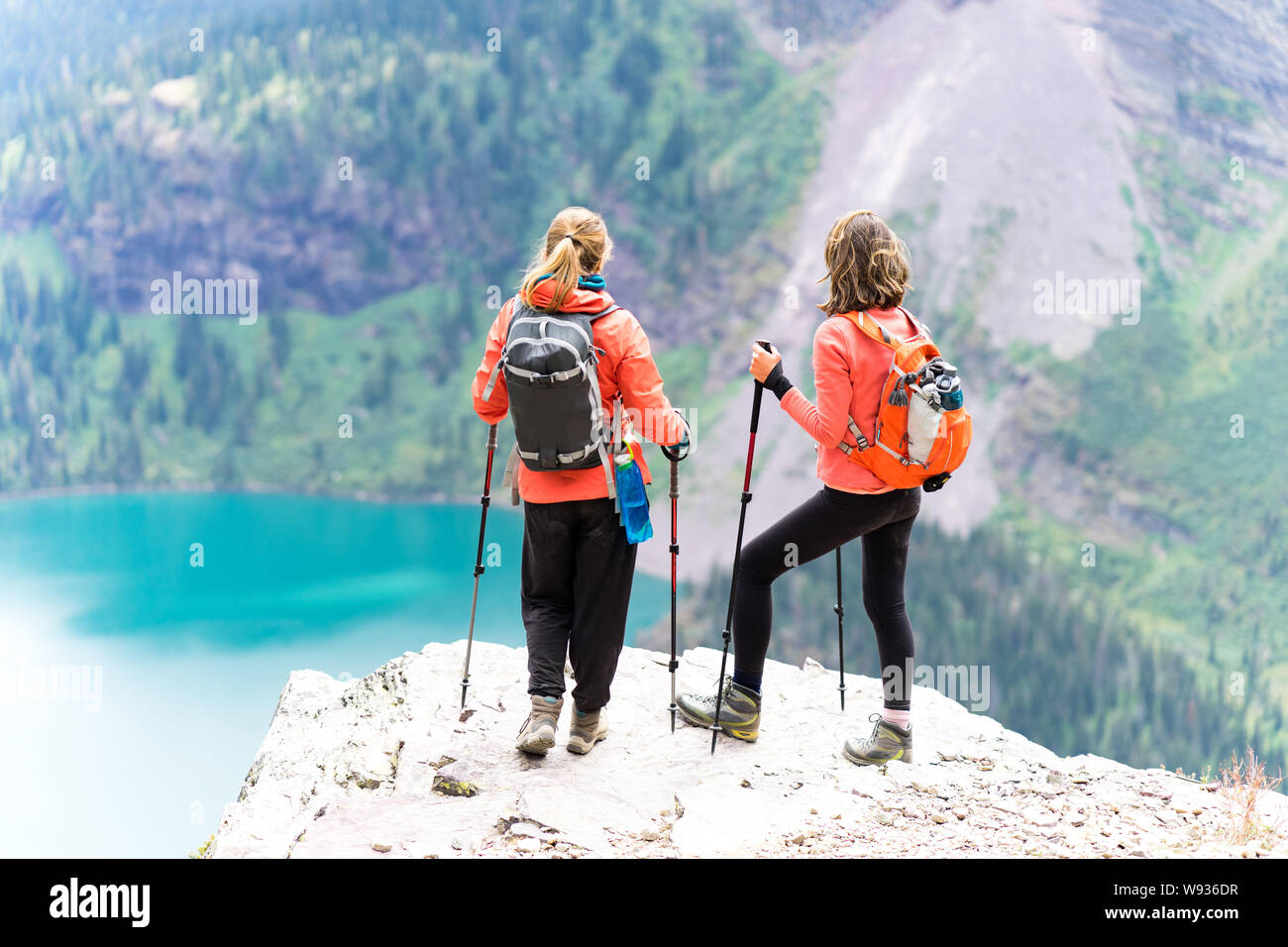 Female hiker admiring breathtaking hi-res stock photography and images ...