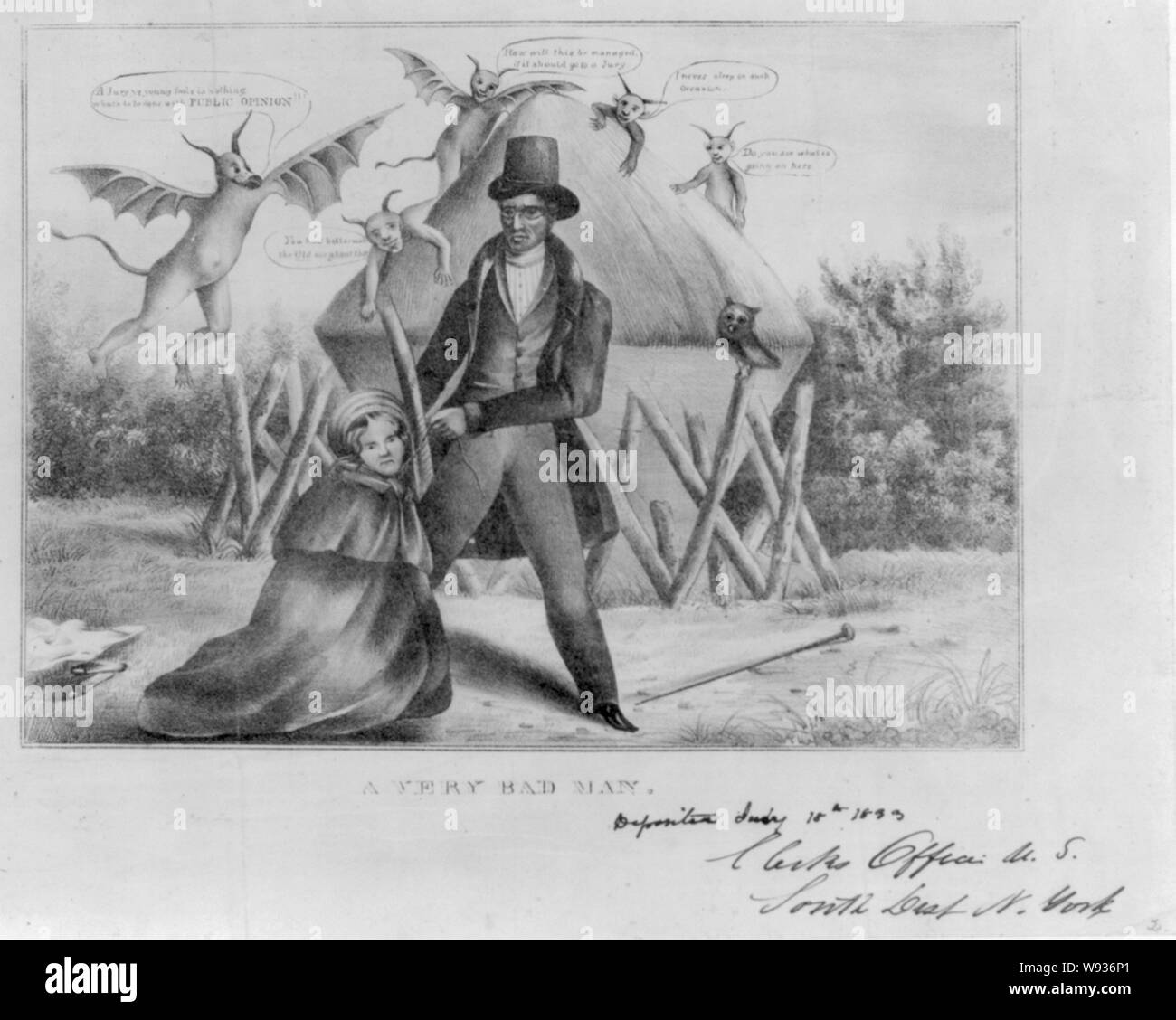 A very bad man Stock Photo - Alamy