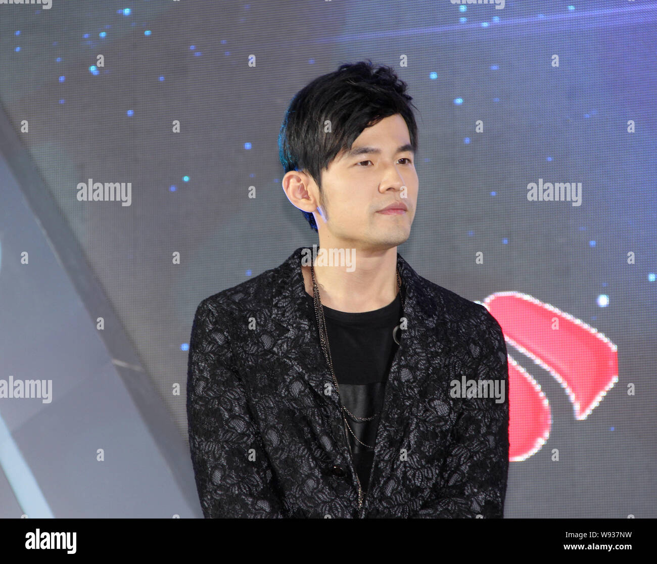 Taiwanese singer and actor Jay Chou attends a press conference for the ...
