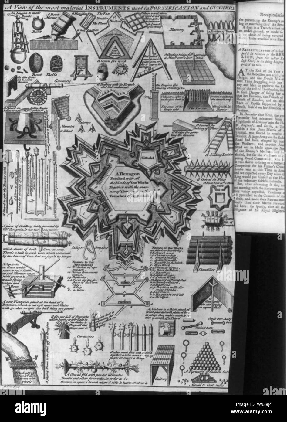 A view of the most material instruments used in fortification and ...